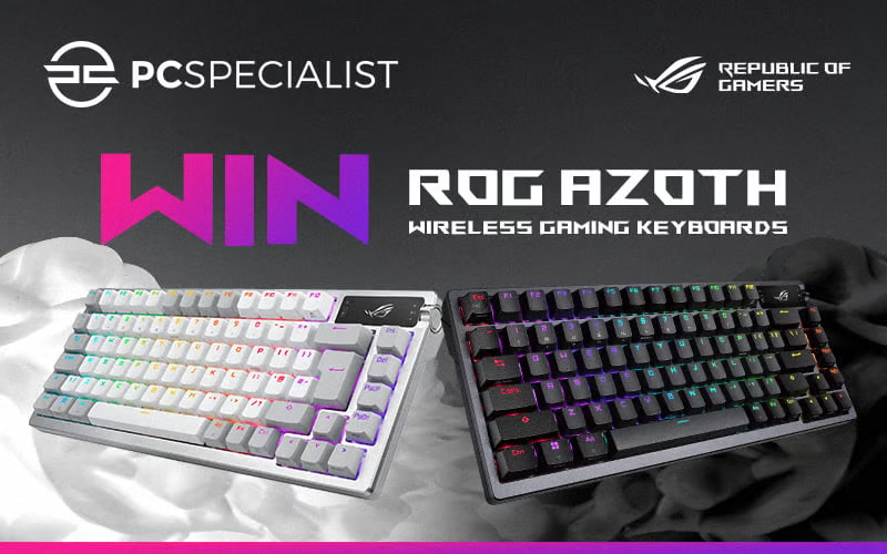 E: 16/06 11pm Win an ASUS ROG Azoth 75% Mechanical Keyboard (Gleam ...