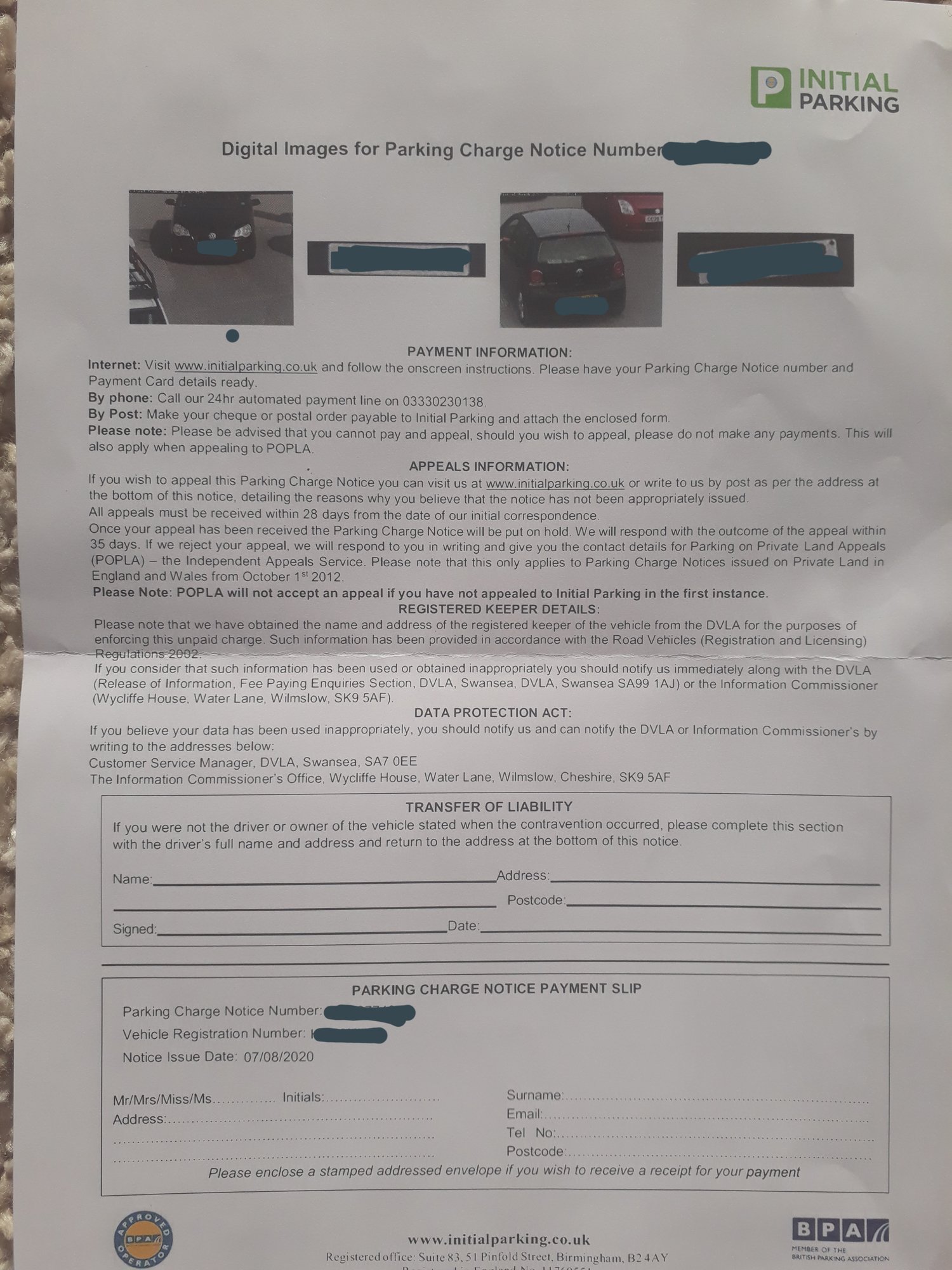 Initial parking pcn fistral beach could I appeal? — MoneySavingExpert Forum