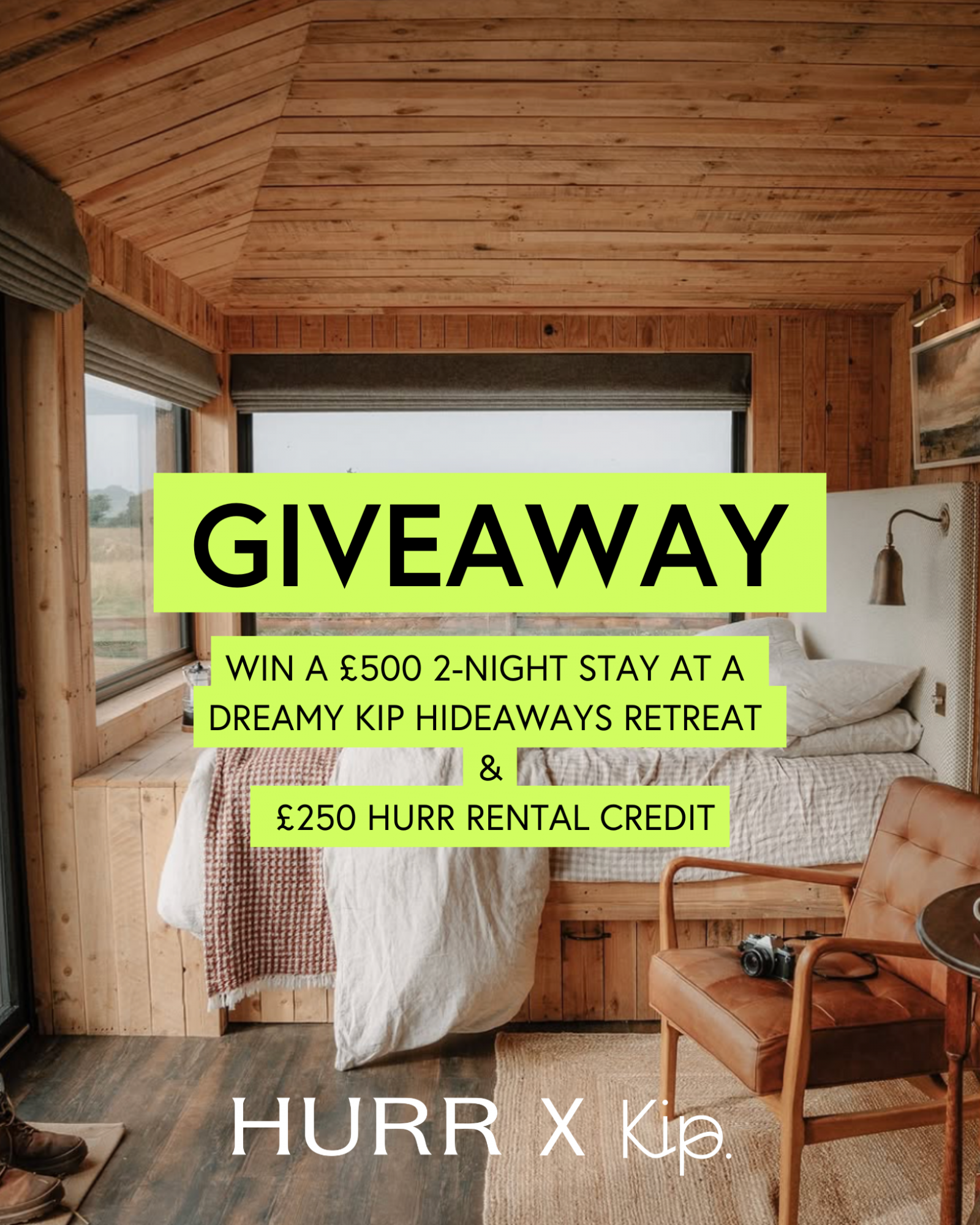 E: 14/04 WIN a dreamy 2-night stay at a Kip Hideaways retreat and £250 ...