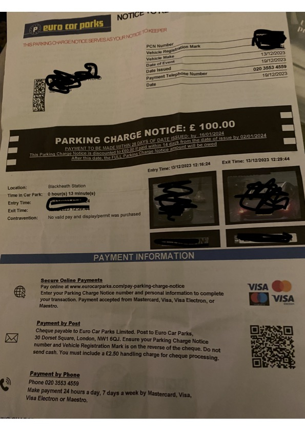 EURO PARK PCN BUYING XMAS TREE :( - Page 2 — MoneySavingExpert Forum
