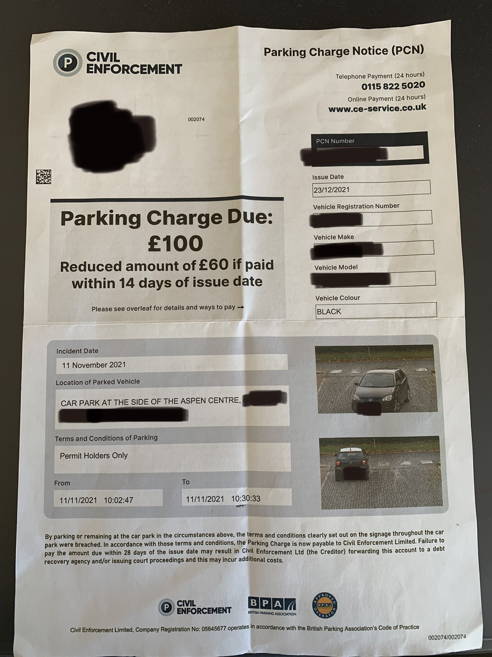 POPLA appeal against CEL PCN — MoneySavingExpert Forum