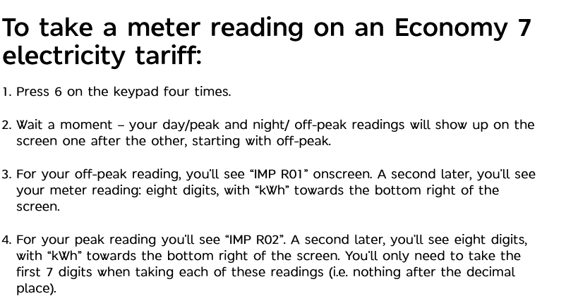 Confusion with E7 meter — MoneySavingExpert Forum