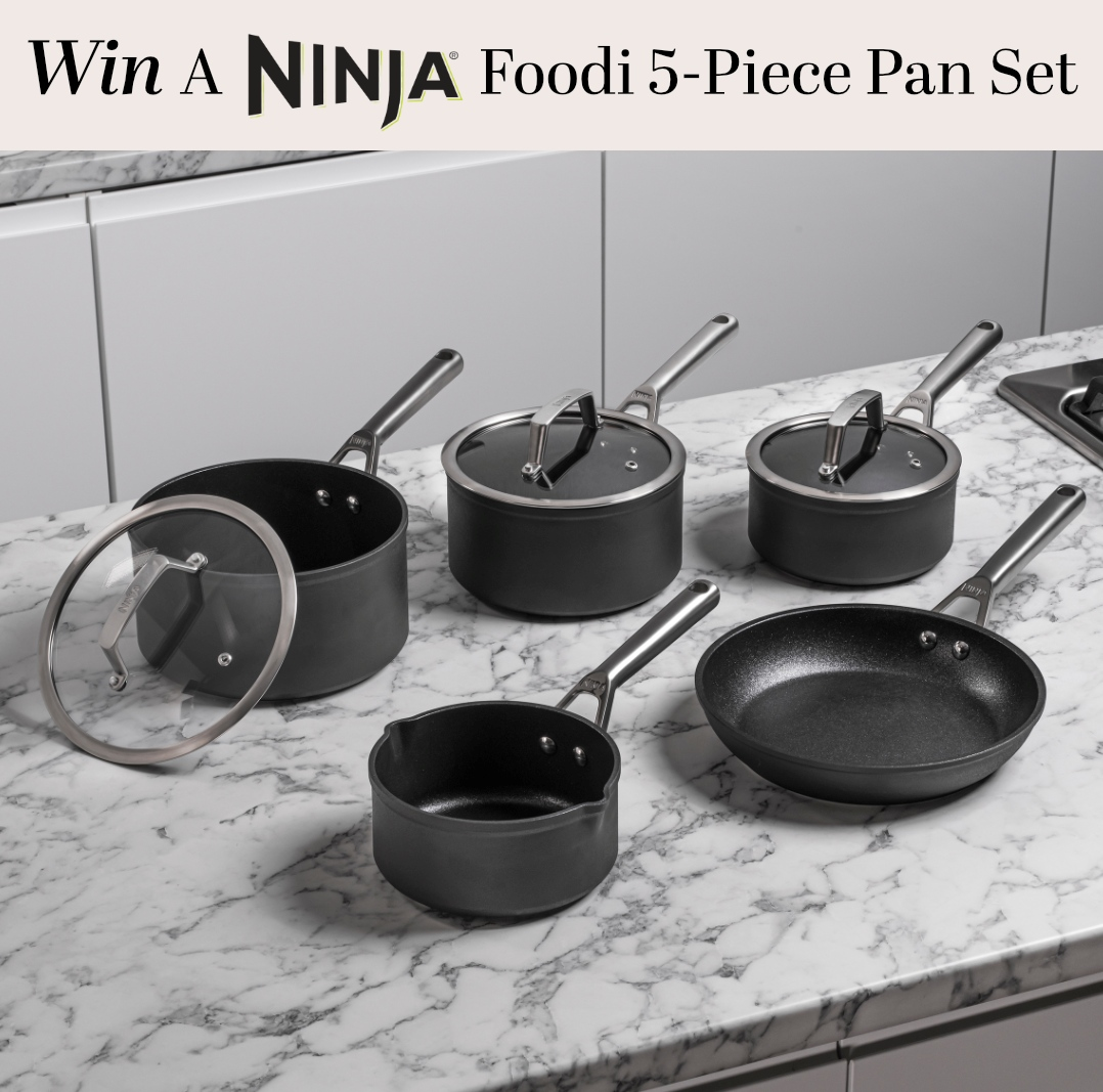 E: 04/08 Win 1 of 3 Ninja Foodi Hard Anodised 5-Piece Pan Sets (FB/TW ...