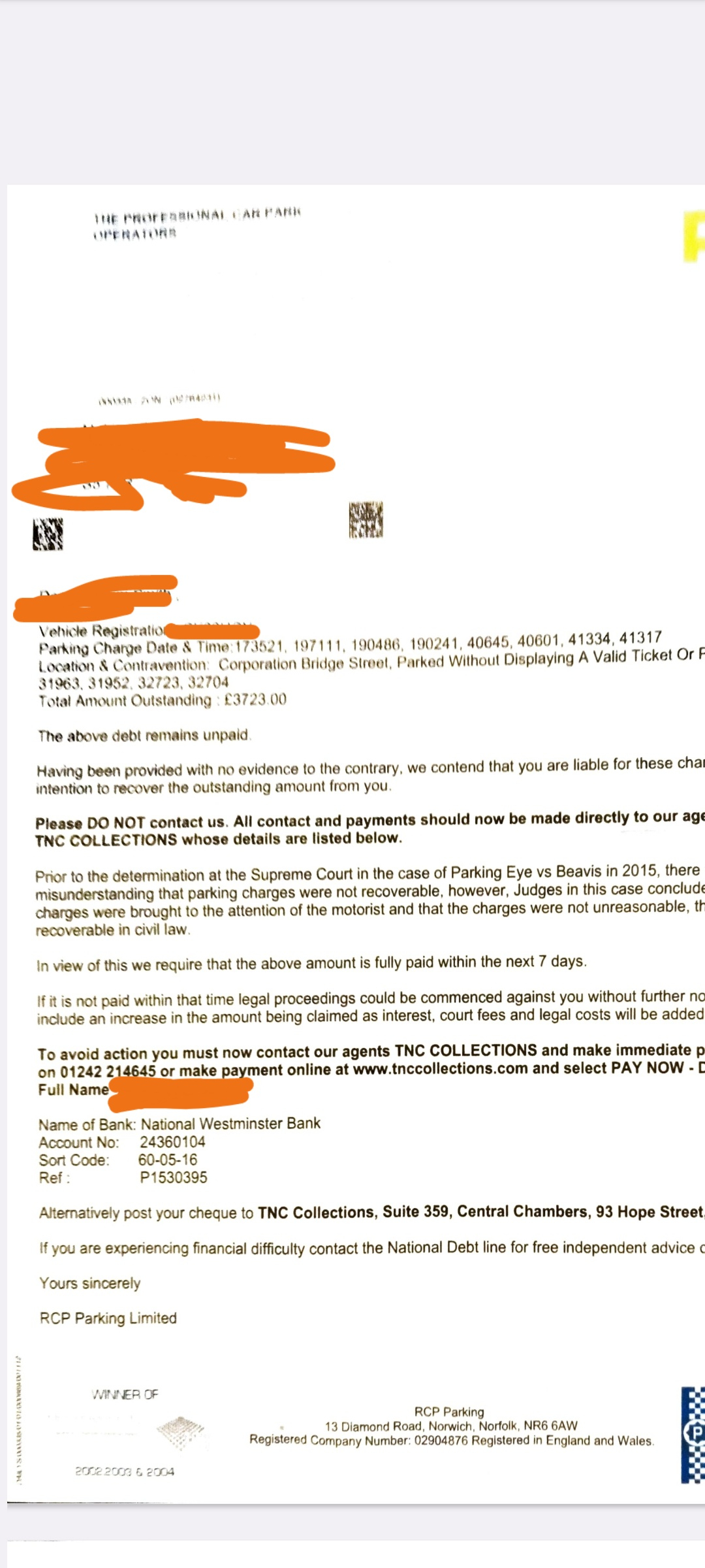 Letter with no identifying date of offence — MoneySavingExpert Forum