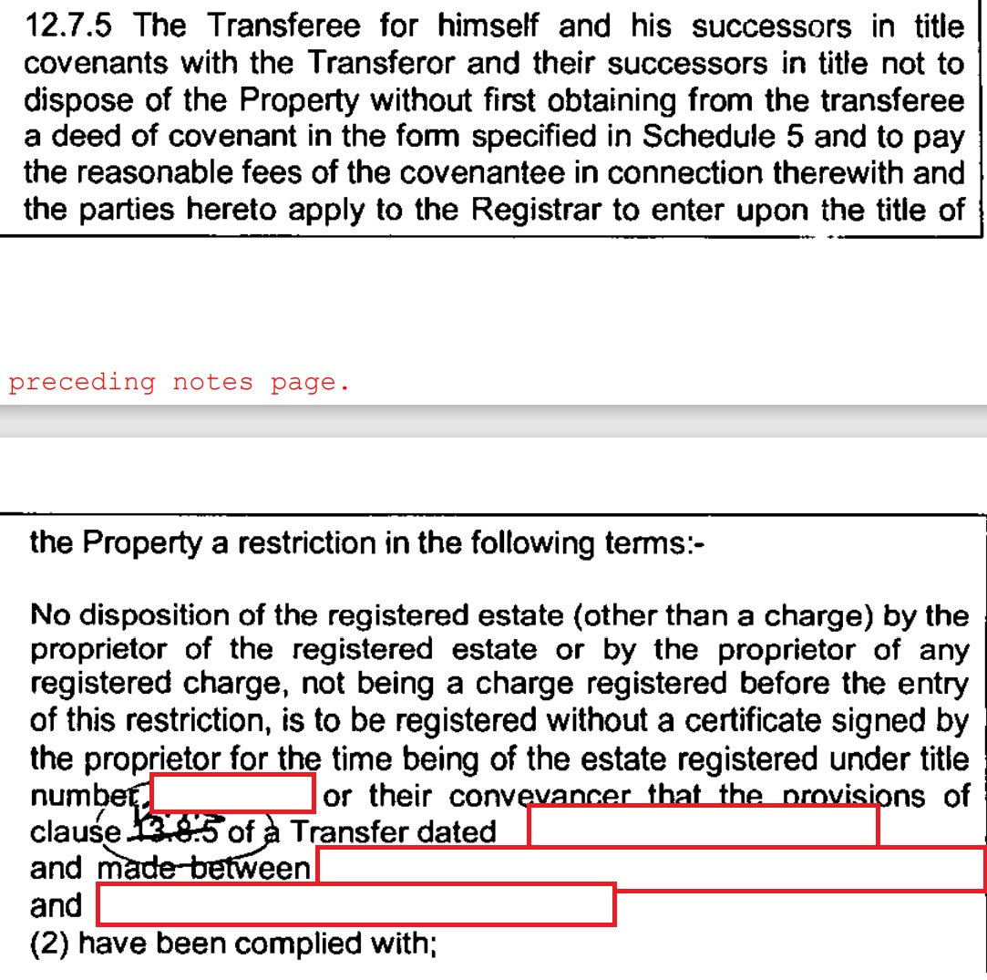 Title restriction related to shared road — MoneySavingExpert Forum