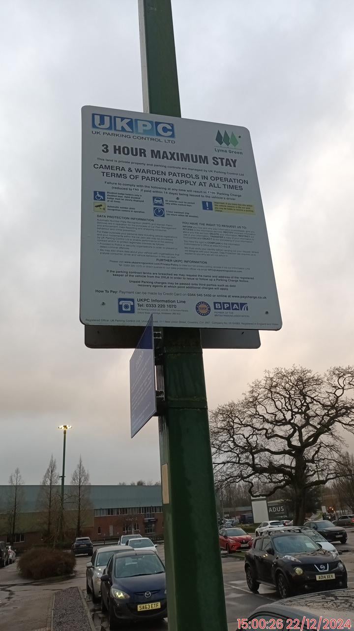 UKPC Not Parked Correctly parking ticket — MoneySavingExpert Forum