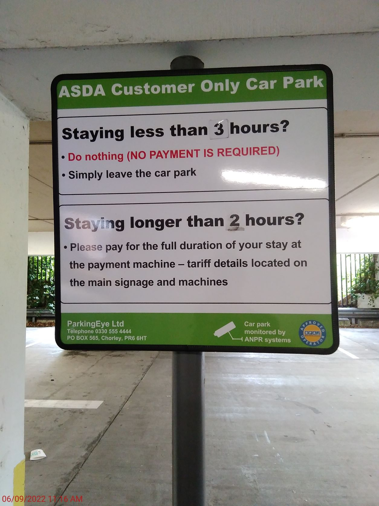 Asda Parking Eye Sign MoneySavingExpert Forum