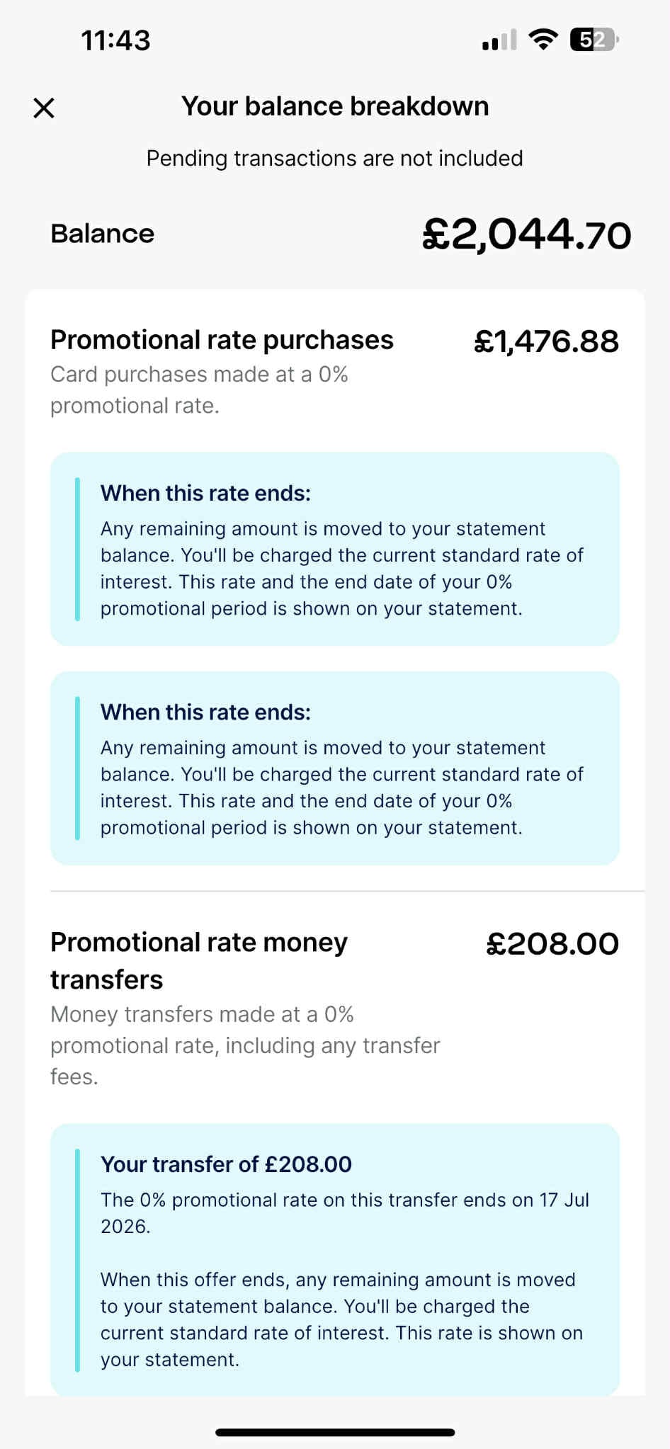 Virgin credit card issue regarding balance — MoneySavingExpert Forum