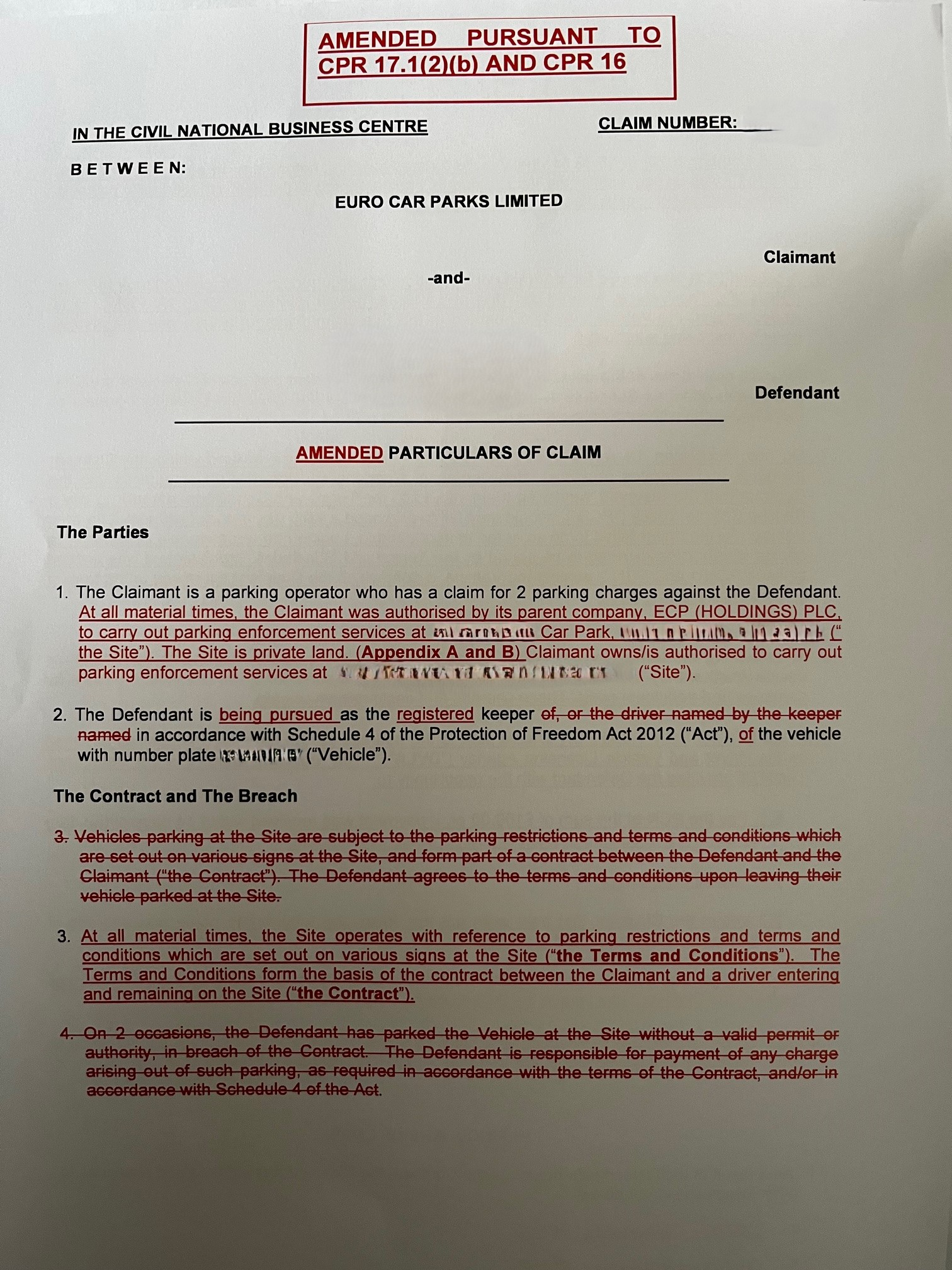 QDR Solicitors - Claim for multiple parking charges. - Page 7 ...