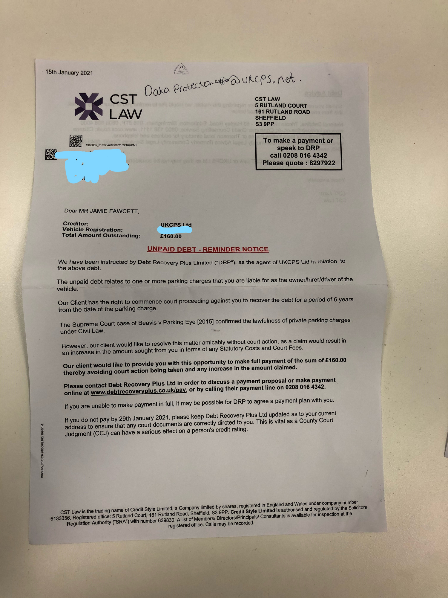 CST LAW Letter before claim — MoneySavingExpert Forum