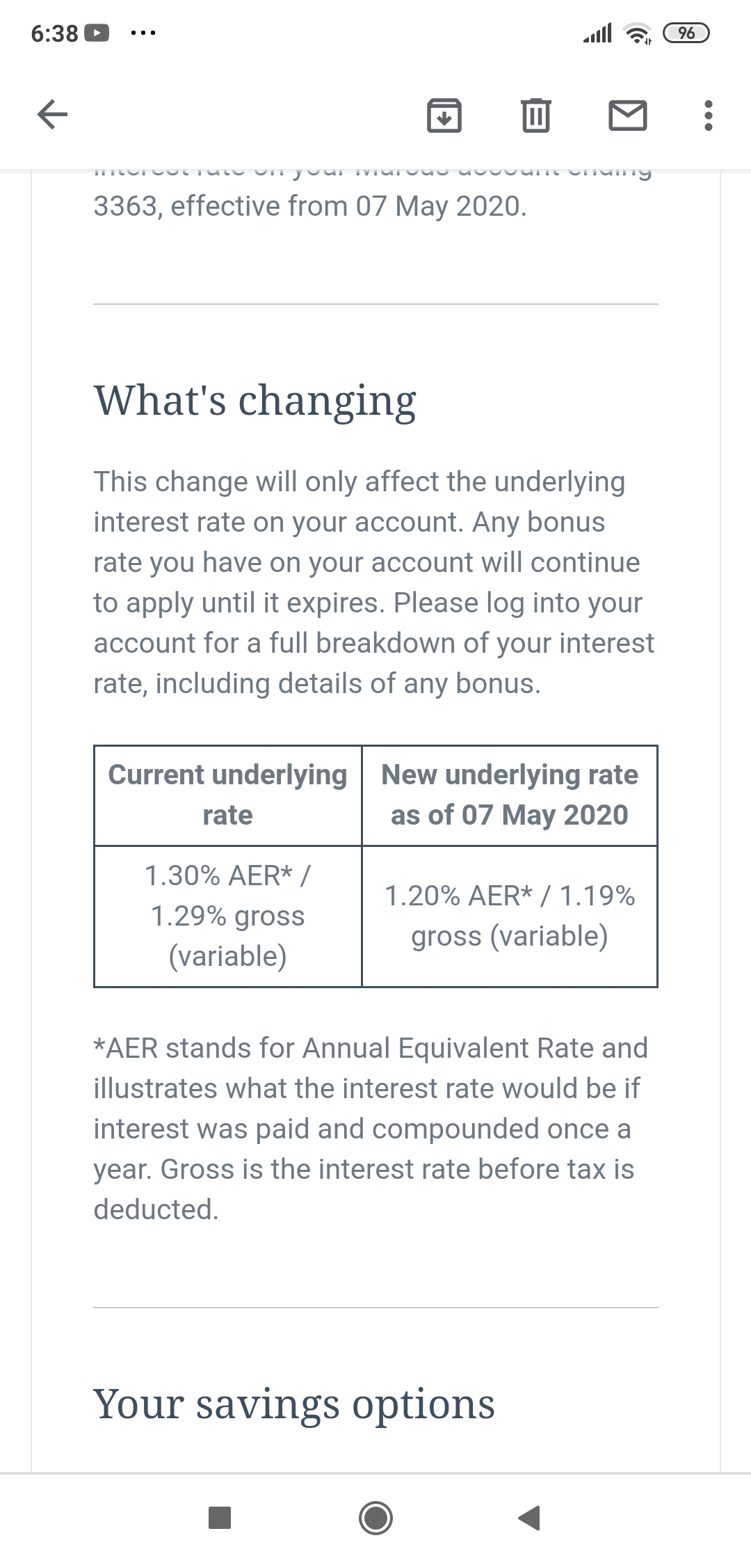 Marcus interest down to 1.20% — MoneySavingExpert Forum