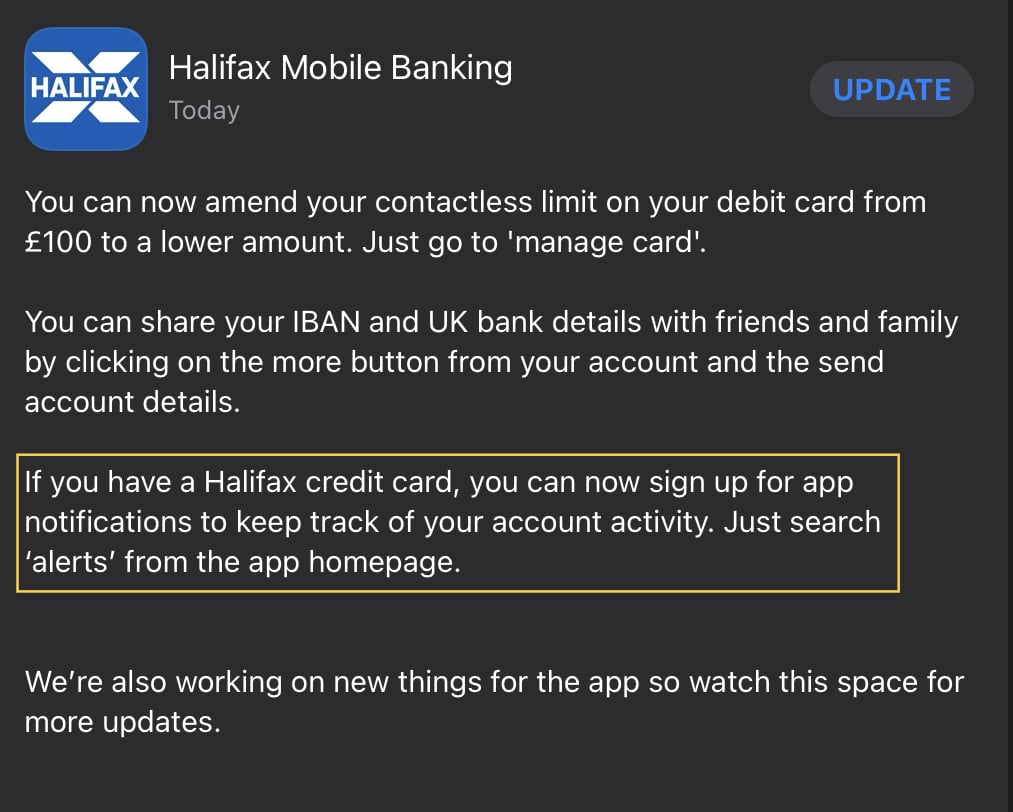 Halifax App Notifications - Page 2 — MoneySavingExpert Forum