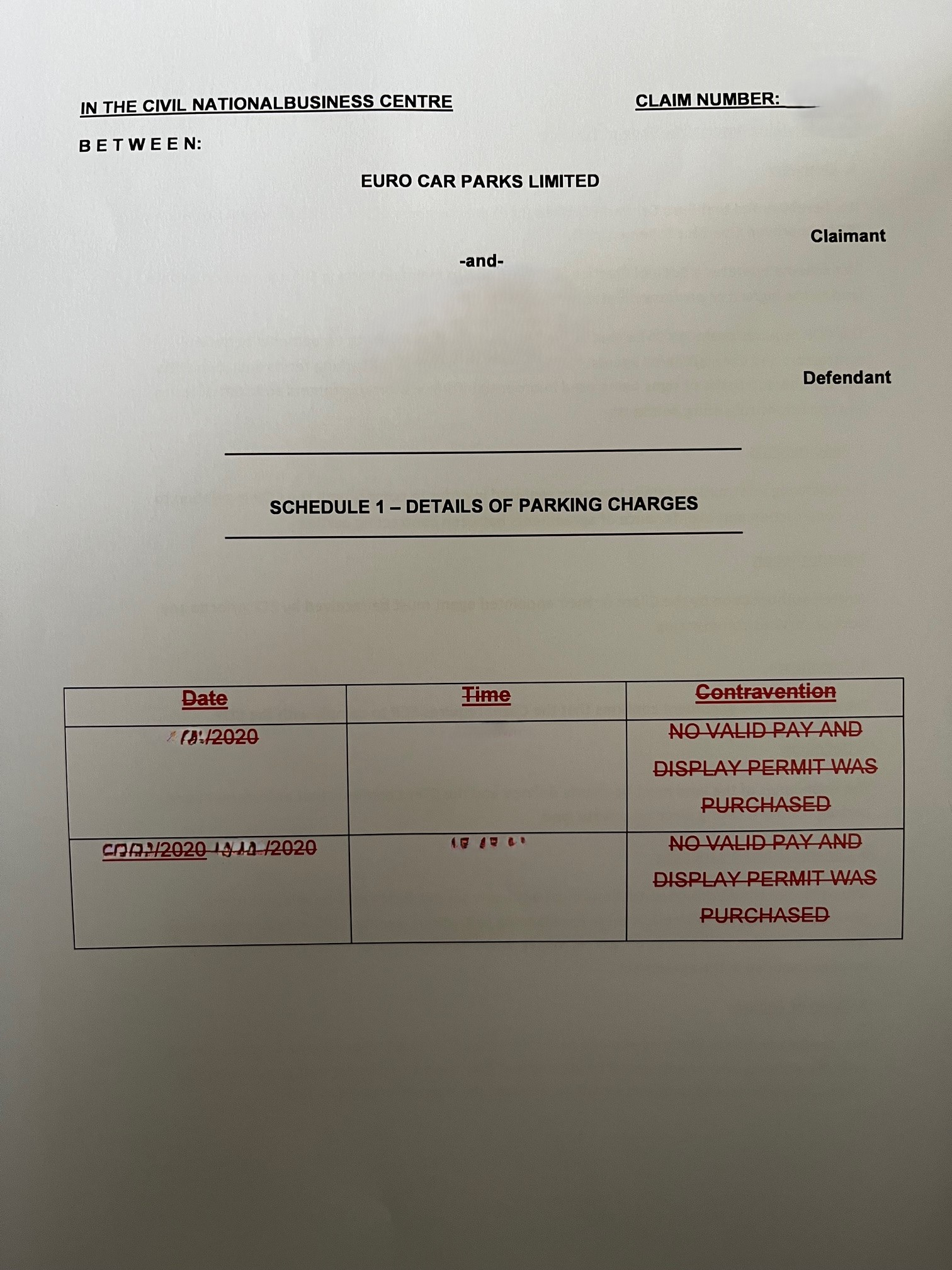 QDR Solicitors - Claim for multiple parking charges. - Page 7 ...