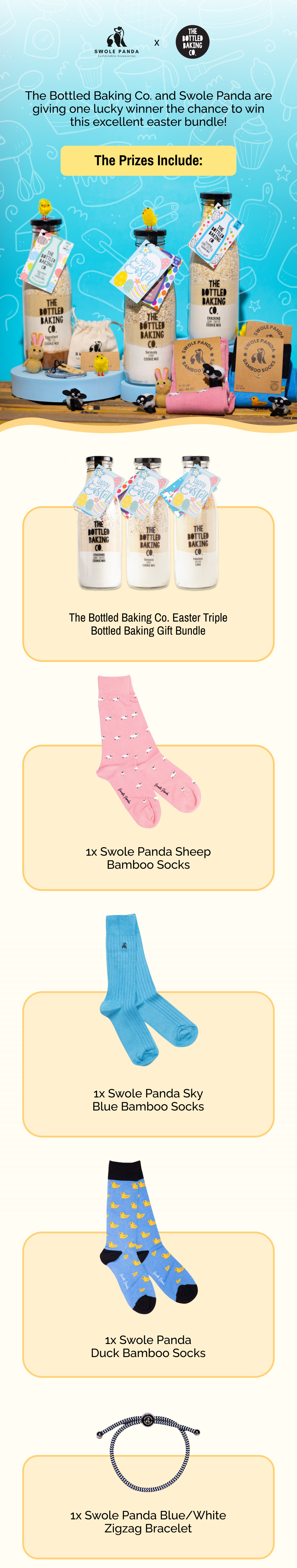 E: 24/03 Win a Swole Panda and The Bottled Baking Co. Easter bundle (IG ...