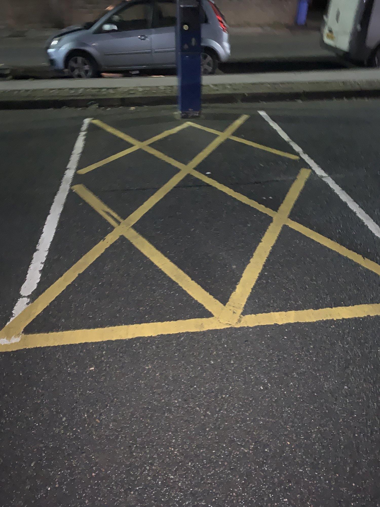 Fine for parking slightly over yellow hatched box. — MoneySavingExpert ...