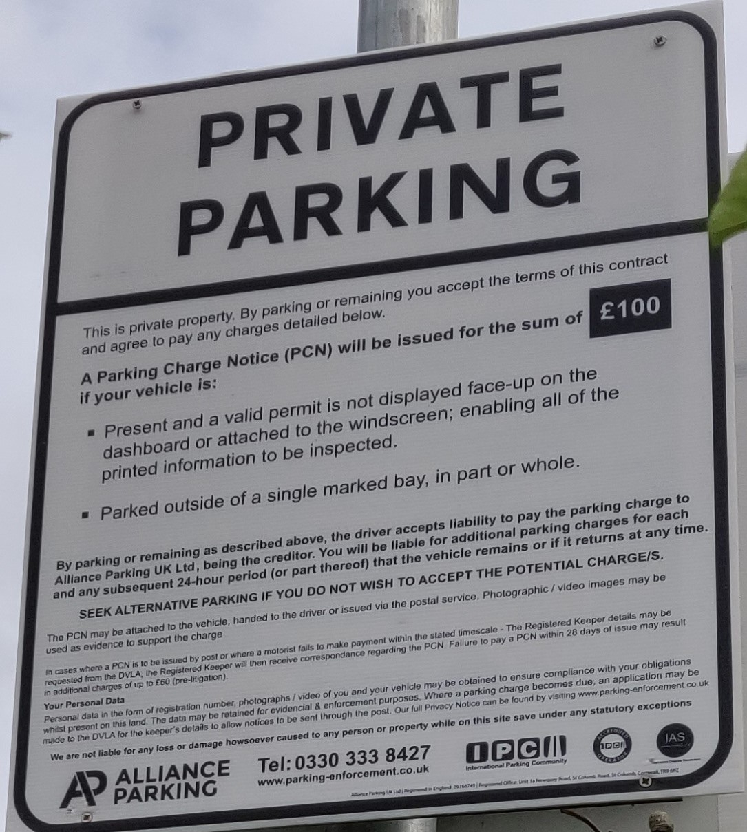 Visitors parking- PCN — MoneySavingExpert Forum