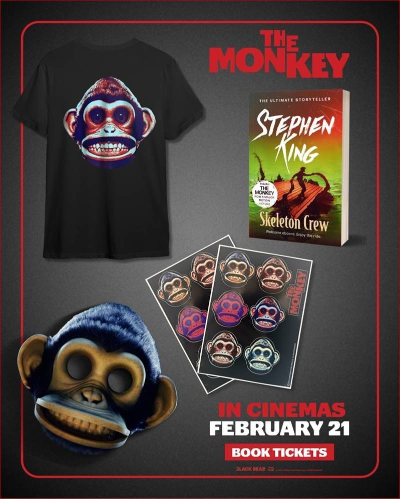 E: 07/03 Win 1 of 5 The Monkey Merchandise Bundles (Email ...